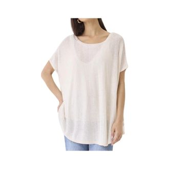 Majestic Filatures T-Shirt - - Knitwear - Damen - Grau - M