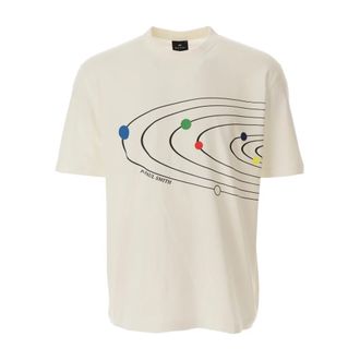 Paul Smith Solar System T-Shirt - - Tops - Herren - Beige - S