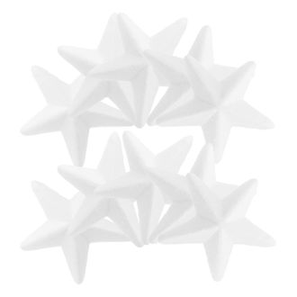 BESTONZON 20 St&uuml;ck Sternf&ouml;rmige Bastelschaumstoff Ornamente Kleine Weihnachtsbaumschmuck Deko 12cm Langlebige Selbstgemacht Sternanh&auml;nger f&uuml;r Weihnachten Party 