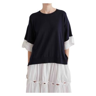 Meimeij Femme, Tops, Noir, Taille: 40 FR Comet Maglia