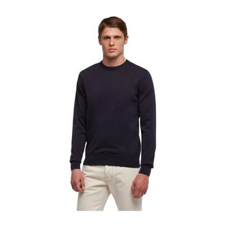 Brooks Brothers Homme, Pulls, Bleu, Taille: L Cotton Crewneck