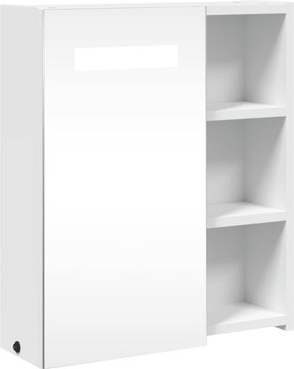 Generic Kangmusi Spiegelschrank mit LED-Beleuchtung Wei? 45x13x52 cm, kangmusi357965