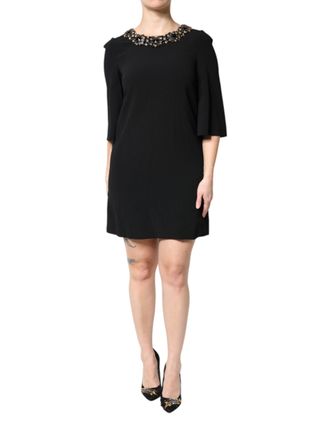 Dolce & Gabbana Verziertes Neck Shift Kleid