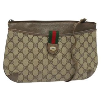 Gucci Pre-owned Cuir sacs-gucci - Femme - Pre-owned - Beige - Taille: ONE Size