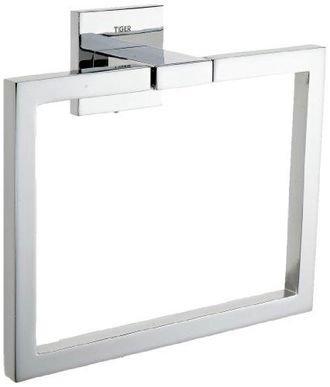 Tiger Items Handtuchring, Edelstahl verchromt, 17,5x16x6 cm