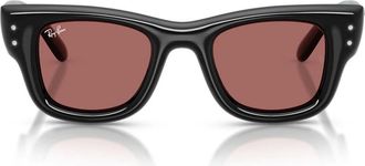 Ray-Ban unisex, Accessoires, Noir, Taille: 63 MM Wayfarer Puffer
