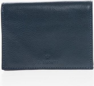IL BISONTE Textured Leather Wallet with Zip size Unica