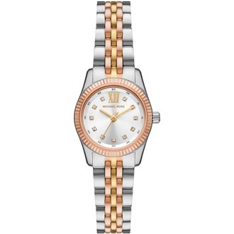 Michael Kors Lexington MK4987 Zwei-Zonen Silber Zifferblatt Damenarmbanduhr