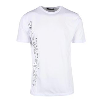 Costume National Homme, Tops, Blanc, Taille: 3XL Contemporary tshirt