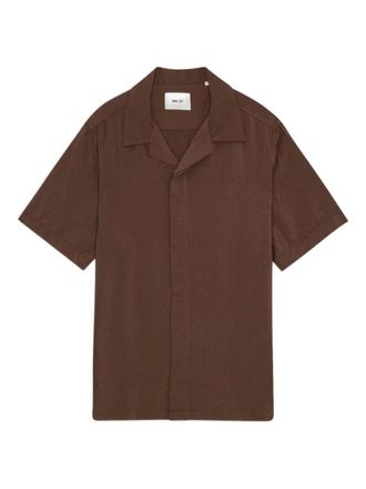 Nn.07 chemise à manches courtes Hank - Marron