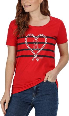 Regatta Damen Filandra IV Hemd Mit Kurzen Ärmeln, True Red, XX-Large