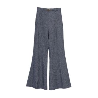 Zimmermann Hypnotic Chambray Flare Pant - - Trousers - Damen - Blau - M