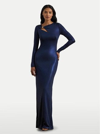 Lauren Ralph Lauren Abendkleid 253P03589003 Dunkelblau Slim Fit