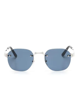 Cartier lunettes de vue &agrave; monture ronde - Argent