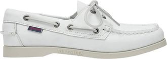 Sebago Portland Boat Shoe - Femme - Chaussures - Blanc - Taille: 36 1/2 EU