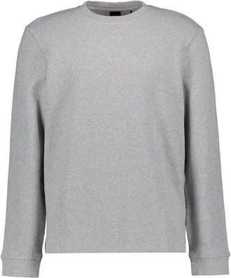 Boss Orange by Hugo Boss BOSS Orange Herren Longsleeve grau Baumwolle