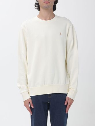 Polo Ralph Lauren Sweat-shirt &agrave; col rond en coton m&eacute;lang&eacute; recycl&eacute; avec logo Pony