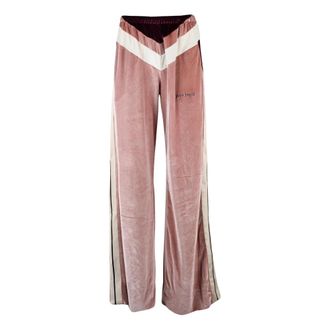 Palm Angels Weite Velours-Hose - - Trousers - Damen - Rosa - M