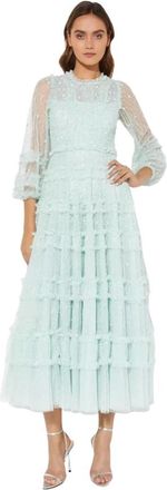 Needle & Thread Femme, Robes, Vert, Taille: 36 FR Rosella Strapless Maxi Dress