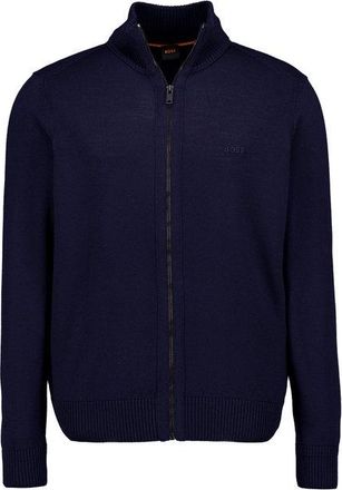 Boss Orange by Hugo Boss BOSS Orange Herren Pullover blau unifarben