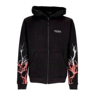Phobia Archive Lightning Zip Hoodie - - Sweatshirts & Hoodies - Herren - Schwarzk - L