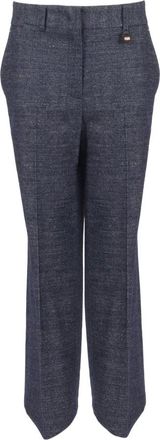Lorena Antoniazzi Femme, Pantalons, Gris, Taille: 38 FR Pantalone
