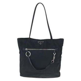 Prada Pre-owned Tessuto Tote Bag - - Pre-owned - Damen - Schwarzk - ONE SIZE