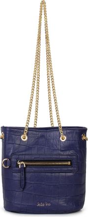 Kate Lee Damen Blau M Kacy Leder Tasche in cro-Blue