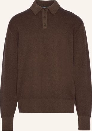 7 For All Mankind Knitted L/S Polo braun