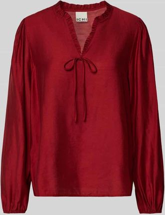 Ichi Regular Fit Bluse mit Rüschen Modell KARLANI
