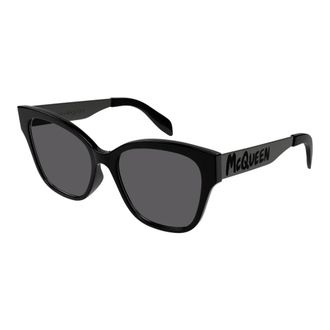 Alexander McQueen Cat Eye Sonnenbrille - - Accessories - Damen - Schwarzk - 46 MM