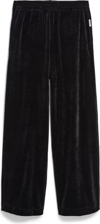 Armedangels Damen Jerseyhose aus Bio-Baumwoll Mix VATINAA Velvet Loose Fit Black