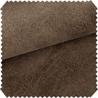 Novely exquisit ETERNITY Vintage Polsterstoff - Antiklederoptik Möbelstoff - Schwer entzündbares Velours-Kunstleder - Pflegeleichte Meterware 1lfm | Farbe: 0