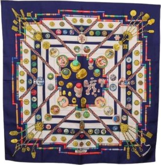 Herm&egrave;s Pre-owned Silk Scarf - Femme - Pre-owned - Multicolore - Taille: ONE Size