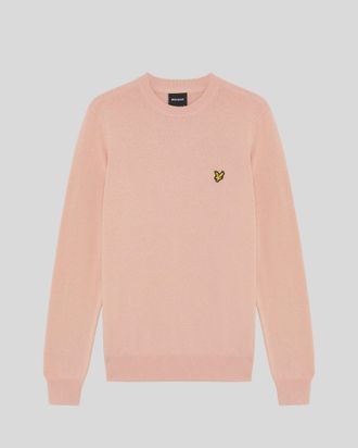 Lyle & Scott Baumwoll-Pullover mit Rundhalsausschnitt