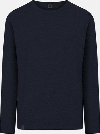 Hanseheld Herren Strickpullover Merino Marine Blau