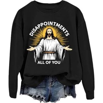 Generic Disappointments All of You Jesus Sweat-shirt unisexe, Noir, XXL