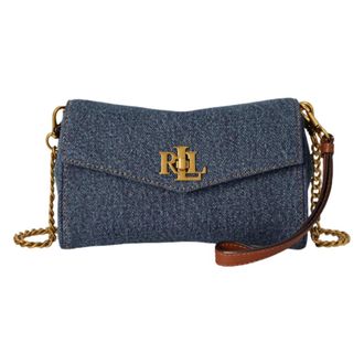 Ralph Lauren Sac bandouli&egrave;re Tanner - Femme - Sacs - Bleu - Taille: ONE Size