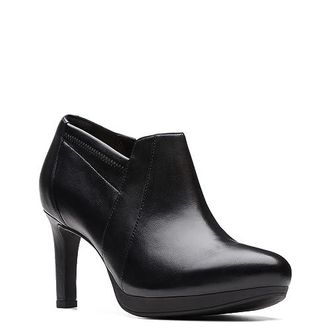 Clarks Bottines Ambyr Hope pour femme, cuir noir, 40.5 EU