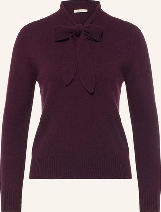 Lilienfels Lilienfels Pullover Mit Cashmere Und Schluppe lila