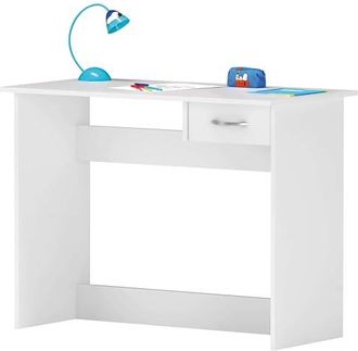 Demeyere Links - Practice - Bureau en aggloméré- 76,5 x 100,6 x 50,1 cm Bianco