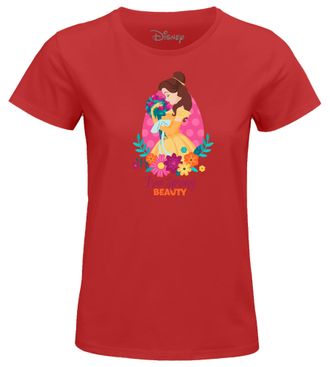 Disney Damen Wodprints015 T-Shirt, rot, XXL