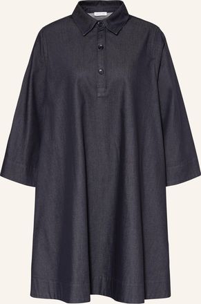 Mrs & Hugs Mrs & Hugs Hemdblusenkleid In Jeansoptik blau