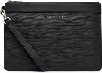 Tommy Hilfiger Umh&auml;ngetasche Th Business Saffiano Pouch AM0AM14823 Schwarz