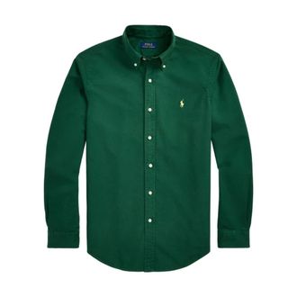 Polo Ralph Lauren Homme, Chemises, Vert, Taille: 2XL Chemise Verte Aw25 Confort Styl&eacute;
