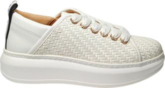 Alexander Smith Femme, Chaussures, Blanc, Taille: 36 EU Pelle Baskets