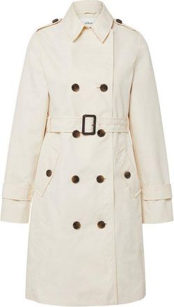 s.Oliver Trenchcoat Outdoor-Mantel Wasserabweisender Trenchcoat im Slim Fit