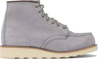 Red Wing Shoes Stiefel - 6 Moc Toe 3300 Dusty Lavender Abilene Lace-Up An - Gr. 6_5 - in Grau - f&uuml;r Damen