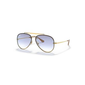 Ray-Ban Blaze Aviator Sonnenbrillen Arista Gold Fassung Blau Glas 58-13