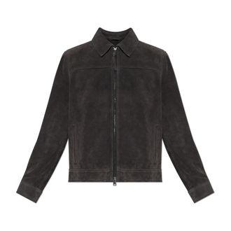AllSaints Rhone Wildlederjacke - - Jackets - Herren - Grau - M